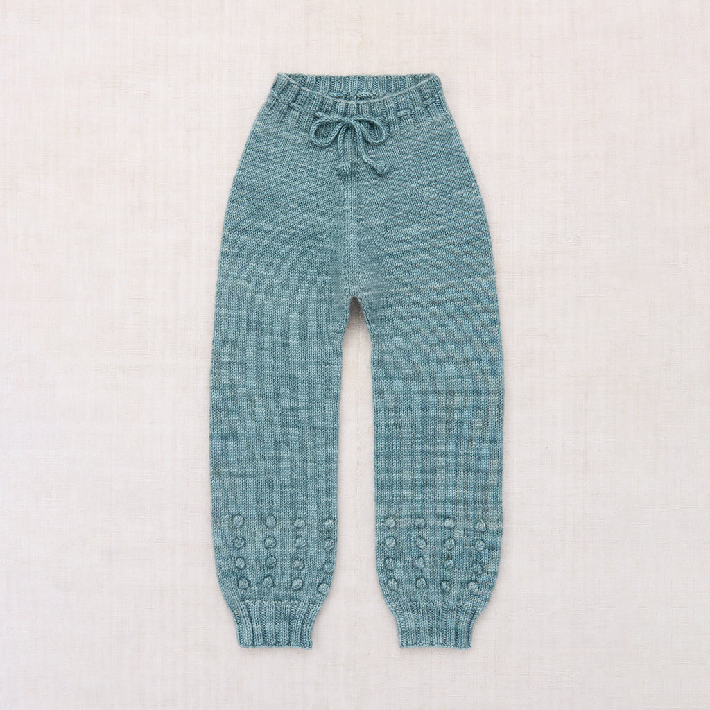 Cotton knitted popcorn jogger pant vintage inspired child. – Apolina